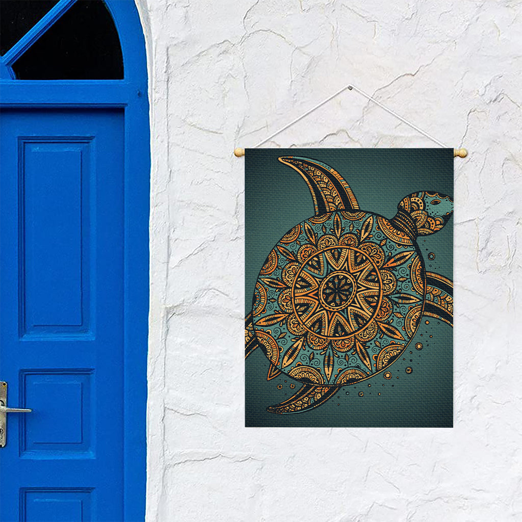 Tribal Sea Turtle Print Garden Flag – GearFrost