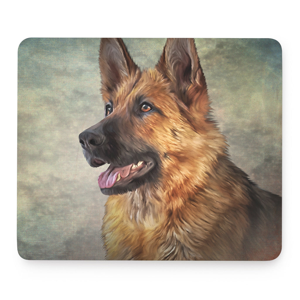Vintage German Shepherd Portrait Print Mouse Pad – GearFrost