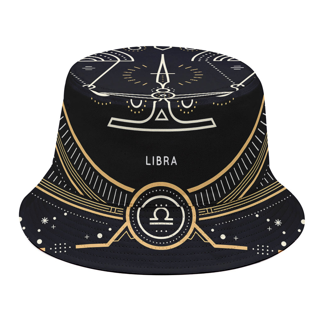 Vintage Libra Zodiac Sign Print Bucket Hat – GearFrost