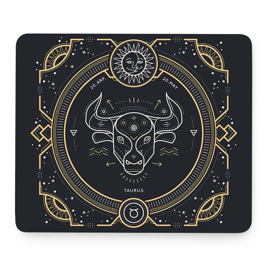 Vintage Taurus Zodiac Sign Print Mouse Pad – GearFrost