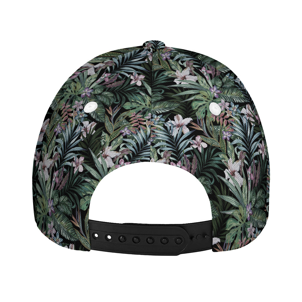 Vintage Tropical Floral Print Baseball Cap – GearFrost