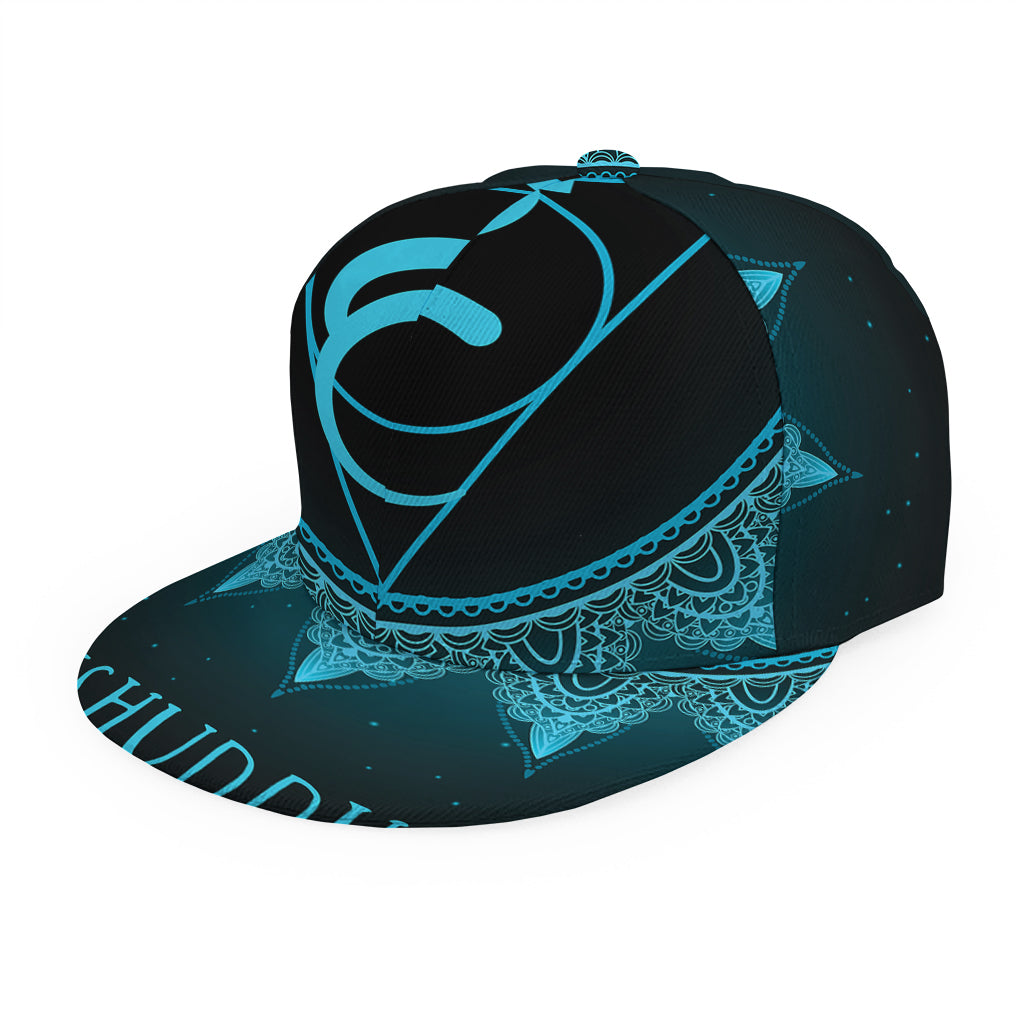 Vishuddha Chakra Symbol Print Snapback Cap – GearFrost