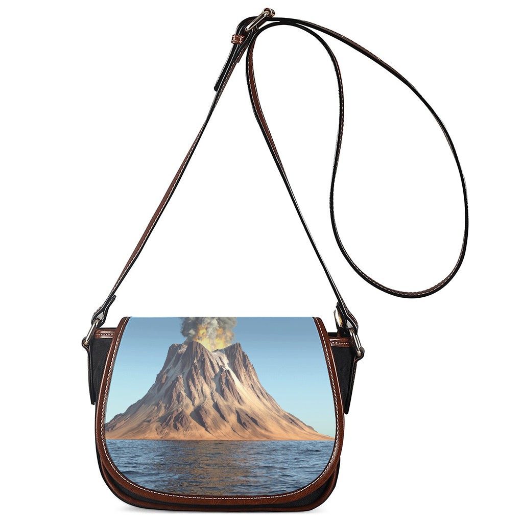 Volcanic Mountain Print Saddle Bag – GearFrost