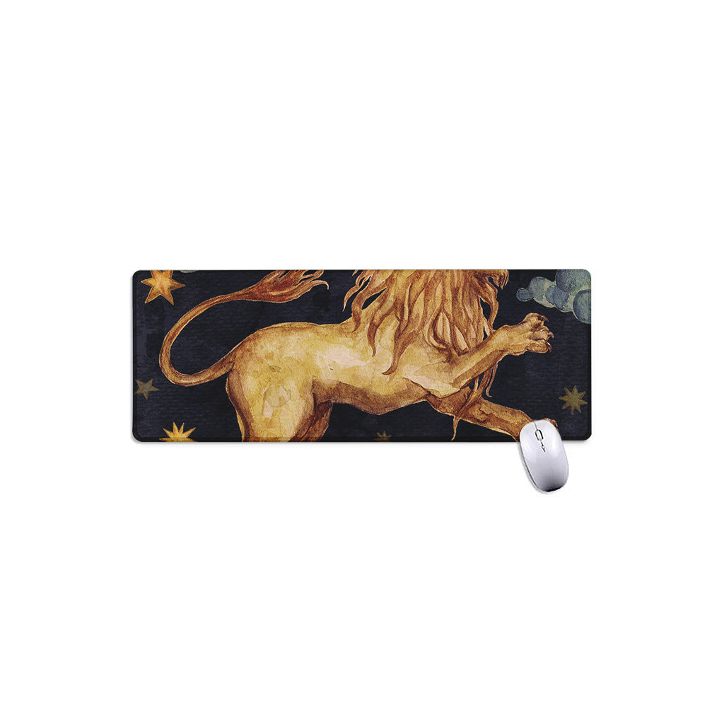 Watercolor Leo Zodiac Sign Print Extended Mouse Pad – GearFrost