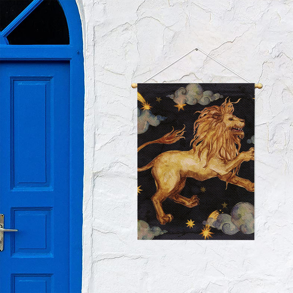 Watercolor Leo Zodiac Sign Print Garden Flag – GearFrost
