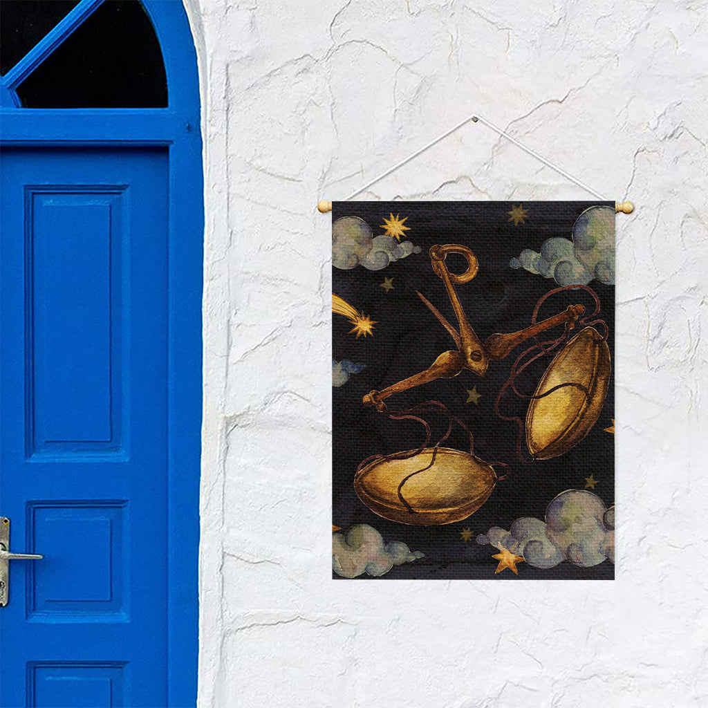 Watercolor Libra Zodiac Sign Print Garden Flag – GearFrost