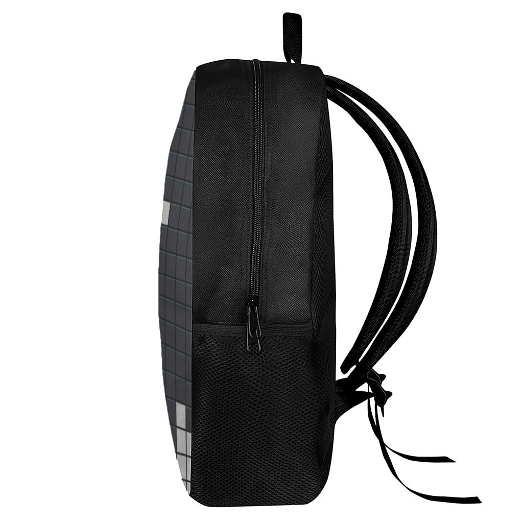 White Brick Puzzle Video Game Print 17 Inch Backpack – GearFrost