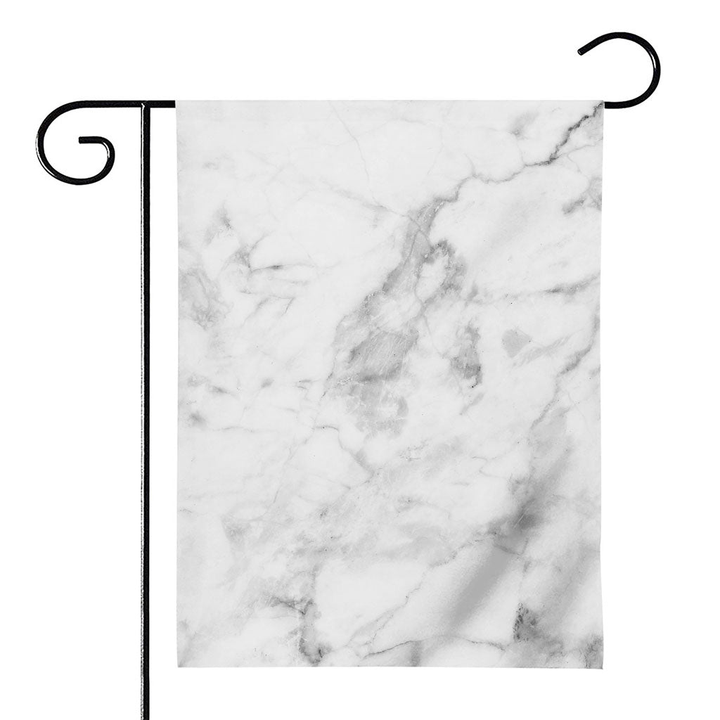 White Smoke Marble Print House Flag – GearFrost