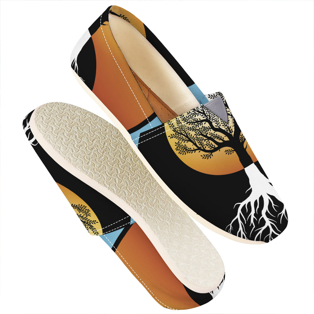 Yin Yang Tree Of Life Print Casual Shoes – GearFrost