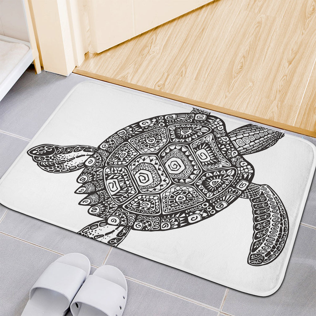 Zentangle Sea Turtle Print Indoor Door Mat – GearFrost