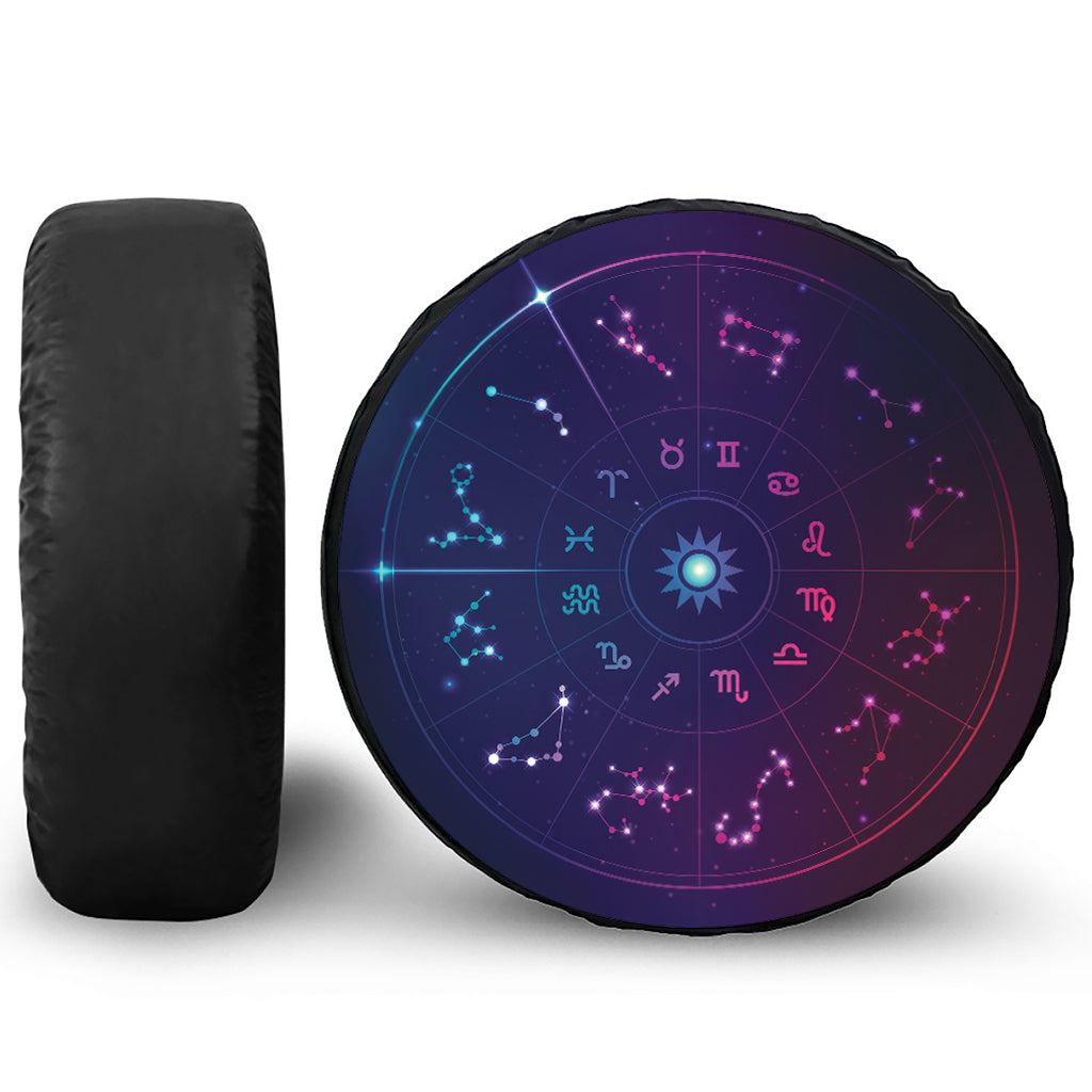 Zodiac Symbols Wheel Print Tire Cover – GearFrost