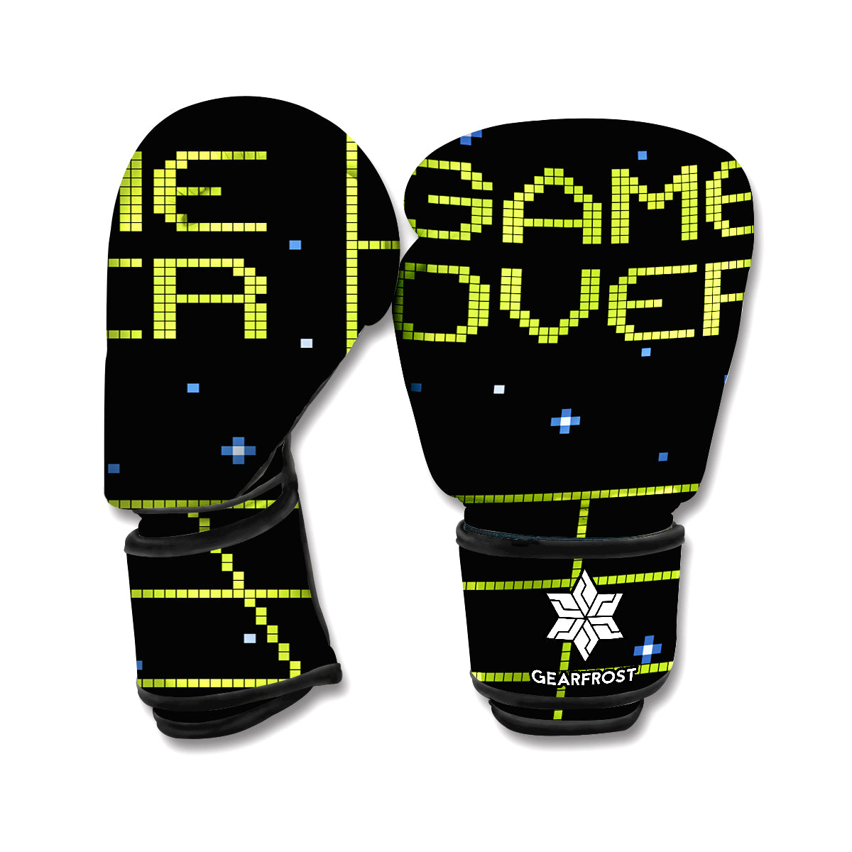 8-Bit Game Over Print Boxing Gloves – GearFrost