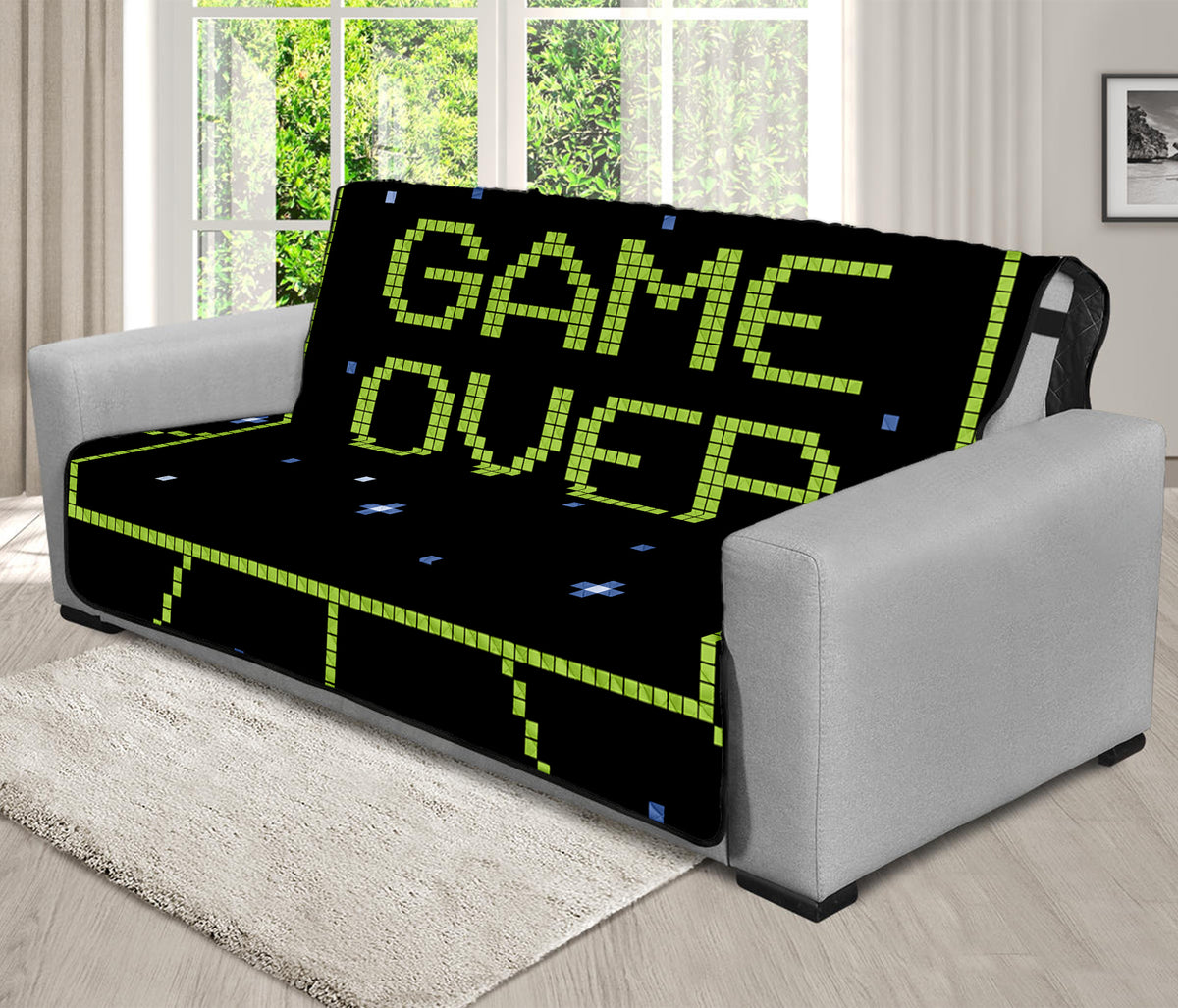 8-Bit Game Over Print Futon Protector – GearFrost
