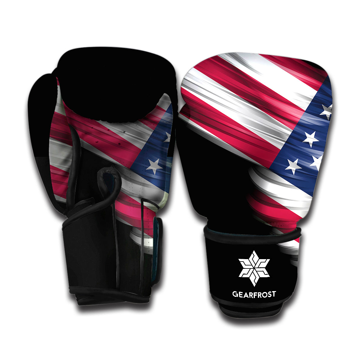 American Flag Wing Print Boxing Gloves – GearFrost