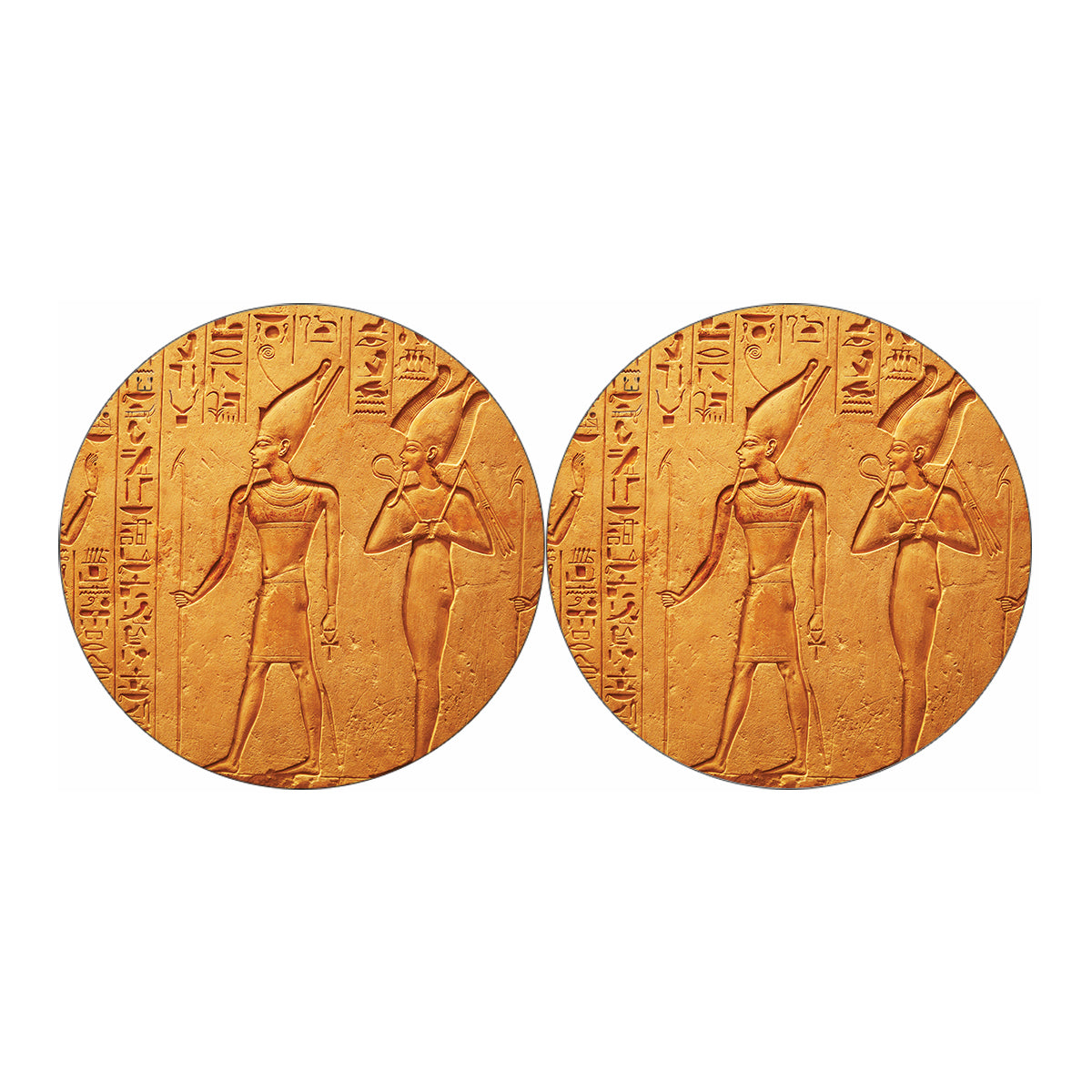 Ancient Egyptian Gods Print Car Coasters – GearFrost