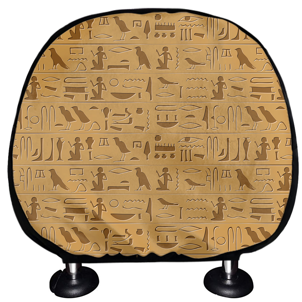 Ancient Egyptian Hieroglyphs Print Car Headrest Covers – GearFrost