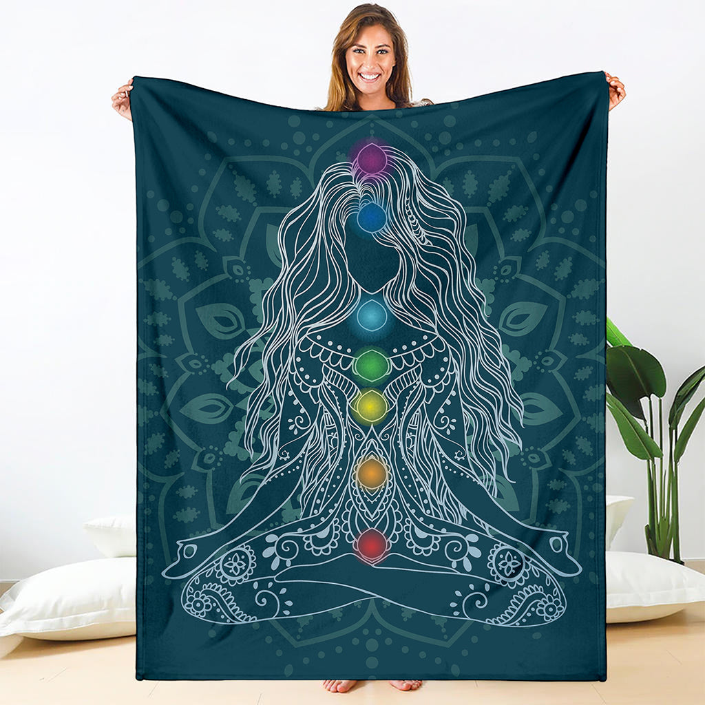 Bohemian Seven Chakras Print Blanket – GearFrost
