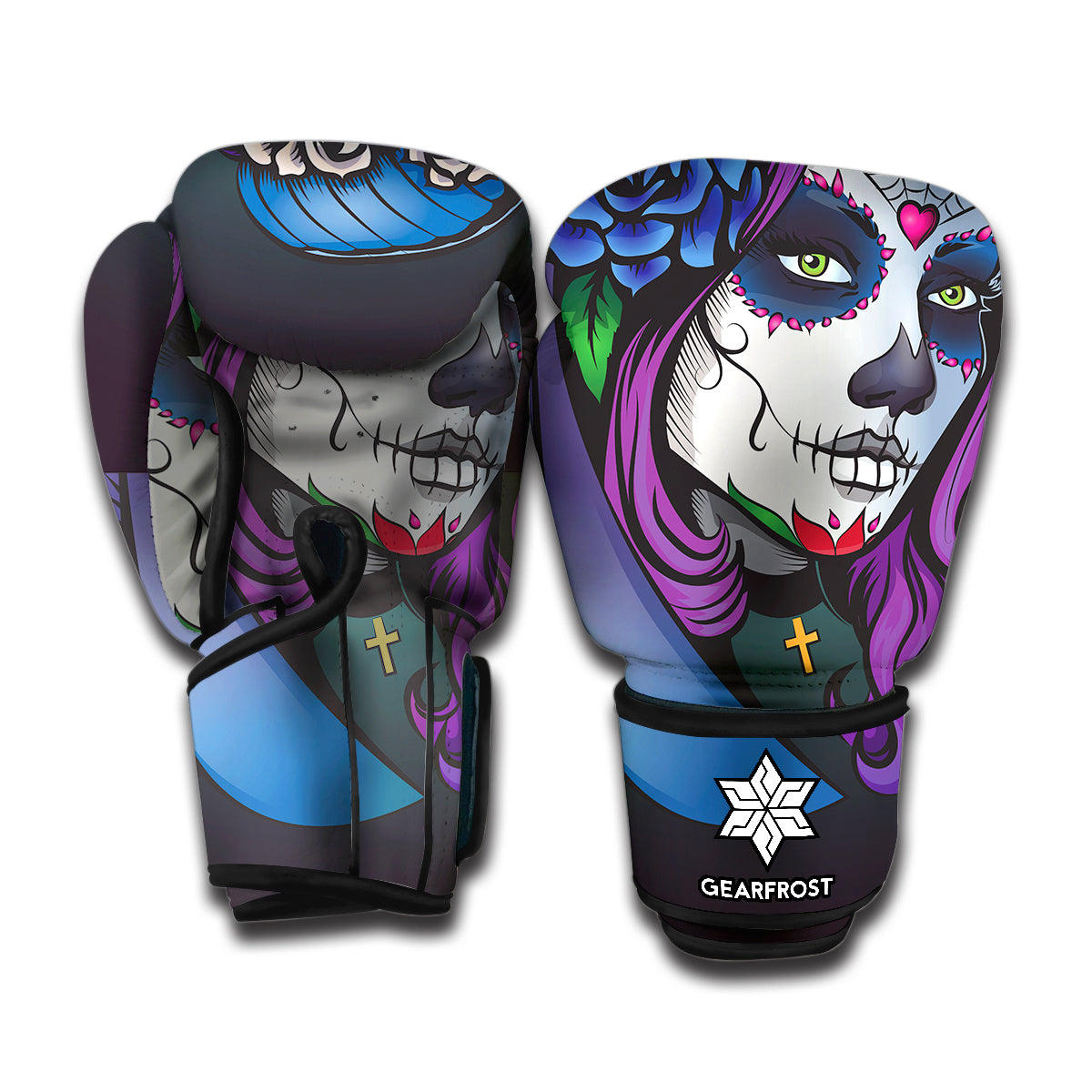 Calavera Girl Dia De Los Muertos Print Boxing Gloves – GearFrost