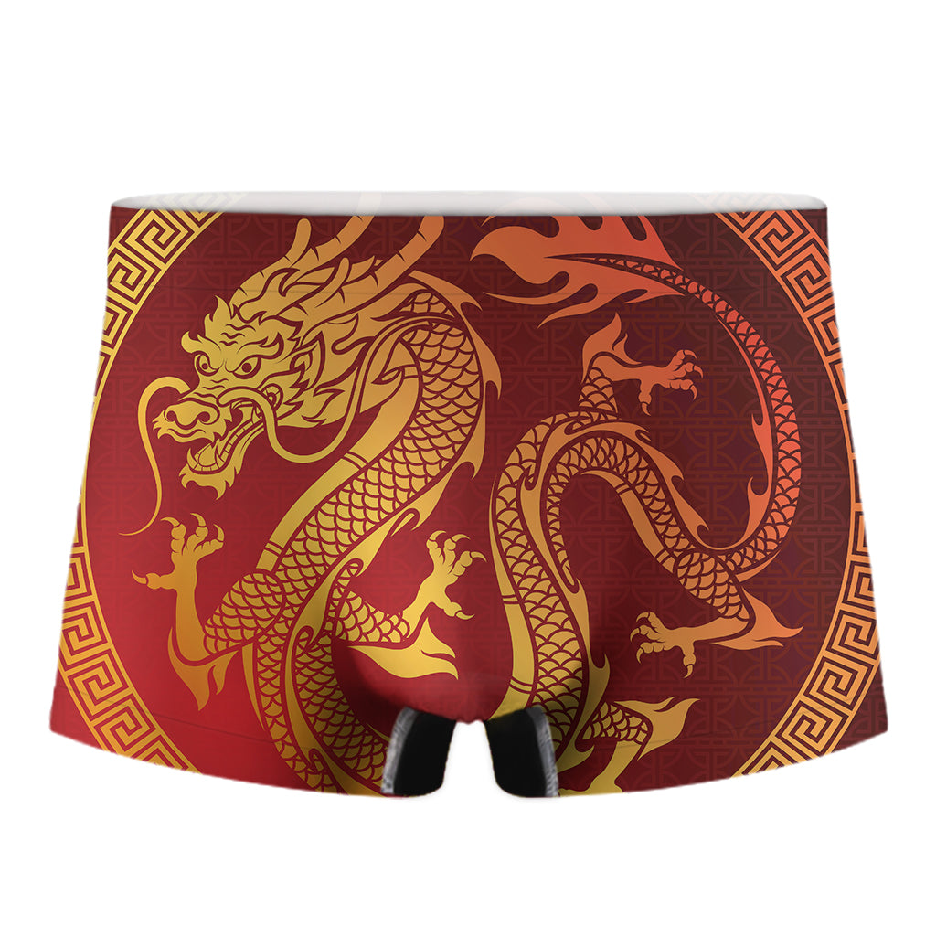 Chinese Dragon Zodiac Sign Print Men's Boxer Briefs – GearFrost