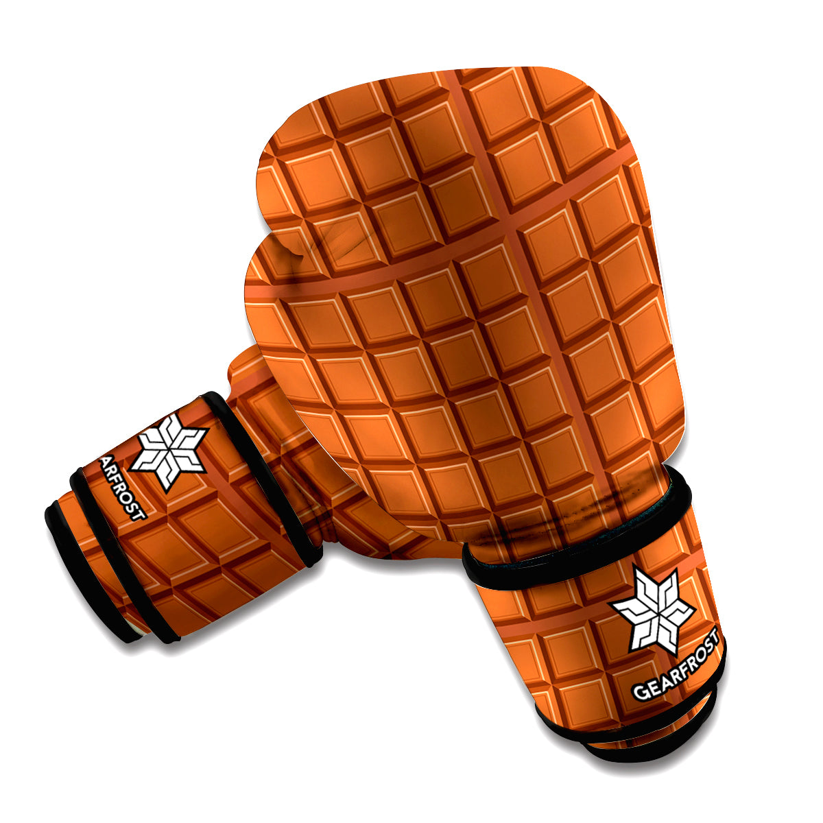 Chocolate Bar Pattern Print Boxing Gloves – GearFrost