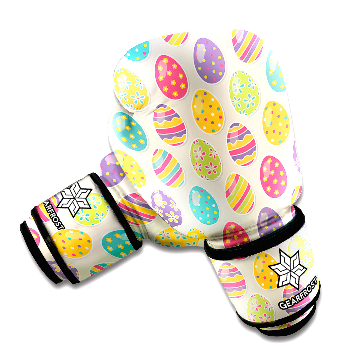 Colorful Cute Easter Eggs Pattern Print Boxing Gloves – GearFrost