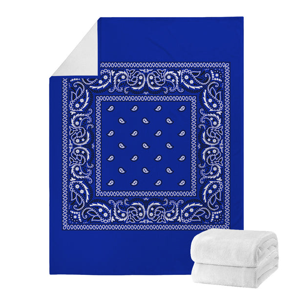 Crip Blue Bandana Blanket – GearFrost