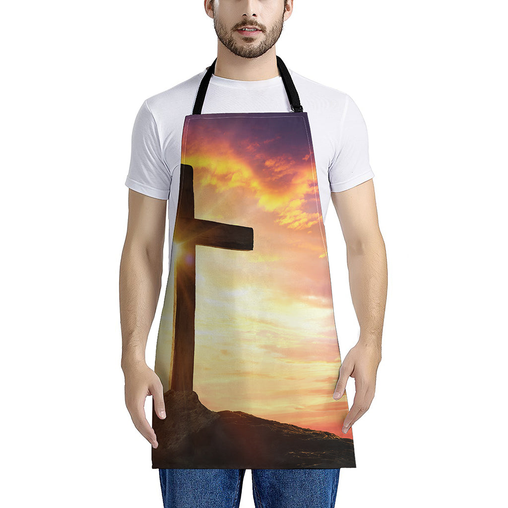 Crucifixion Of Jesus Christ Print Apron – GearFrost