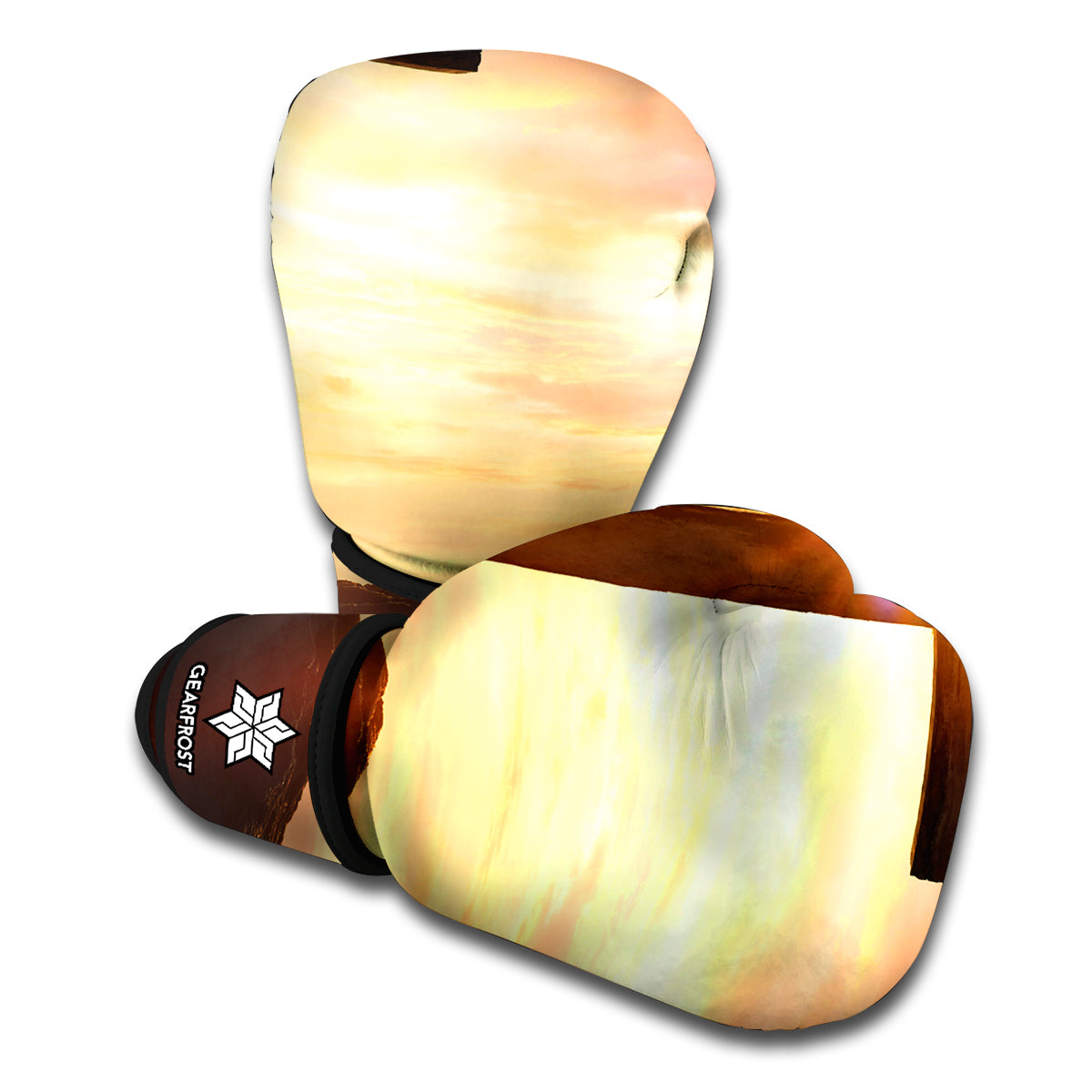 Crucifixion Of Jesus Christ Print Boxing Gloves – GearFrost