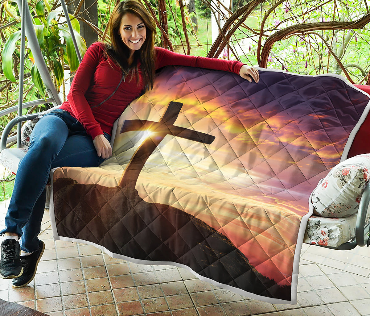 Crucifixion Of Jesus Christ Print Quilt – GearFrost