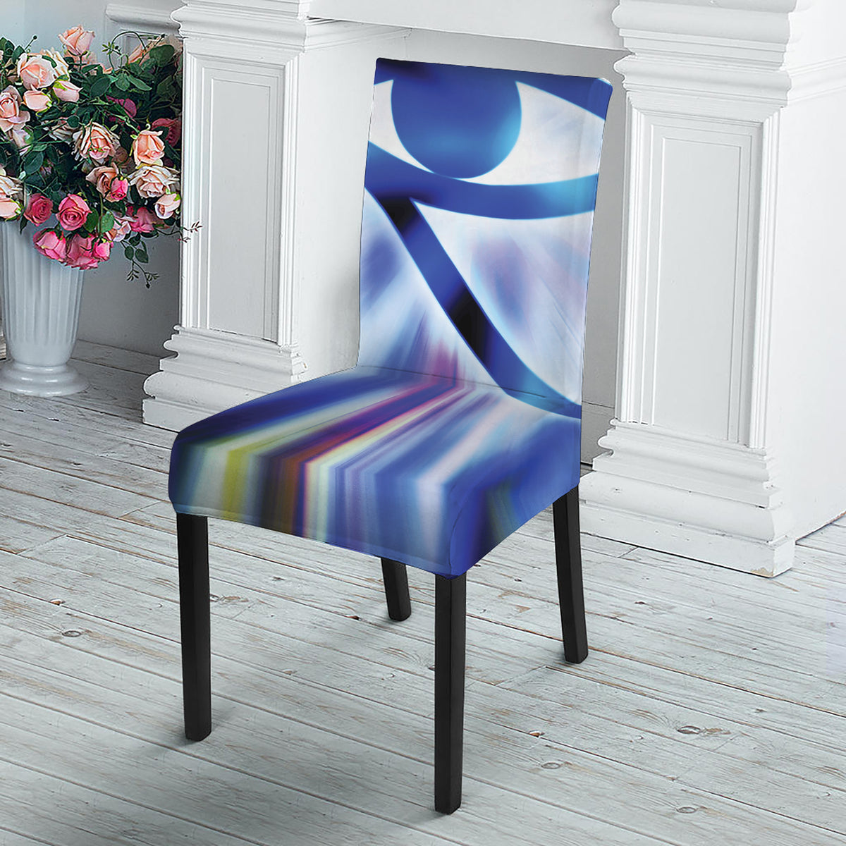 Egyptian Eye Of Horus Print Dining Chair Slipcover – GearFrost