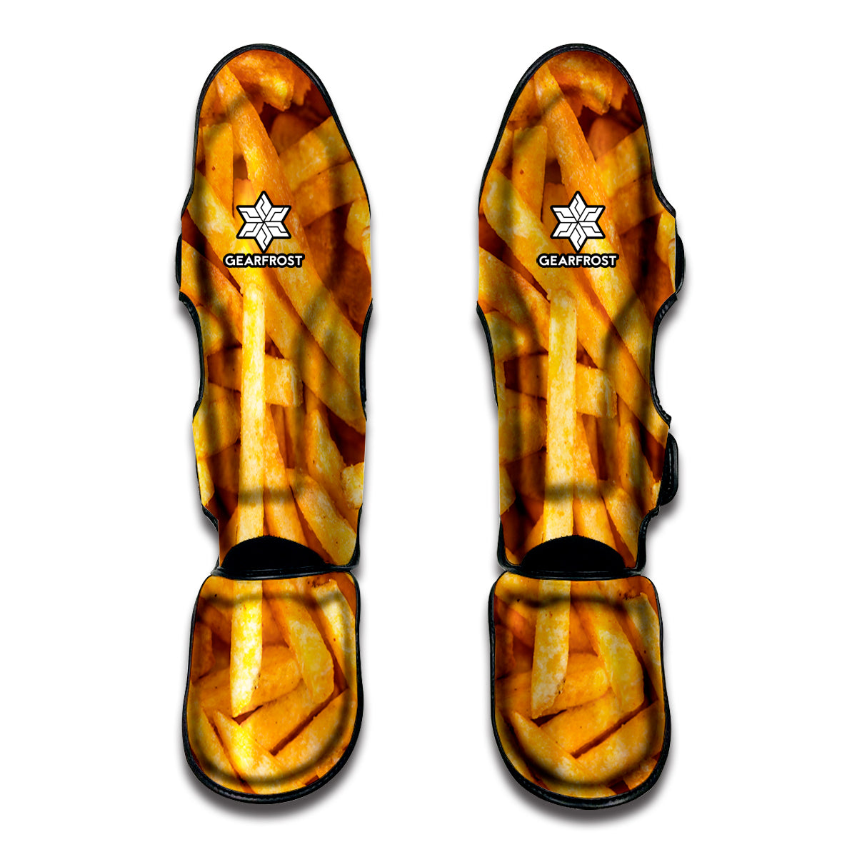 French Fries Print Muay Thai Shin Guards – GearFrost