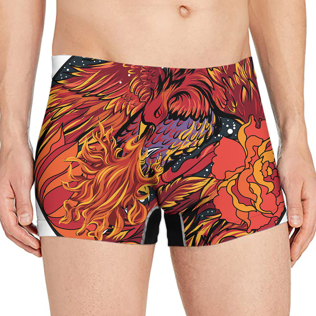 Japanese Phoenix Print Men's Boxer Briefs – GearFrost