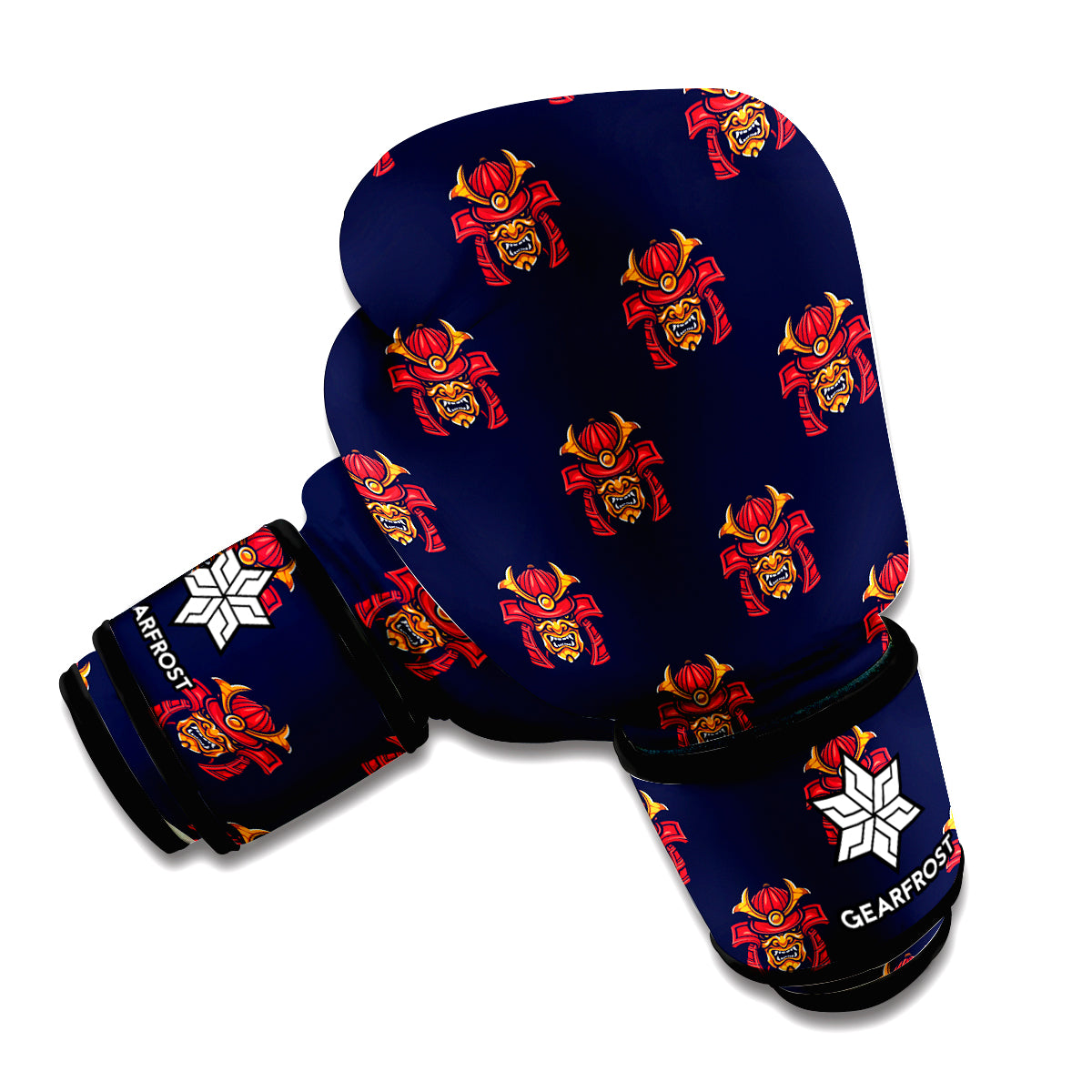 Japanese Samurai Pattern Print Boxing Gloves – GearFrost