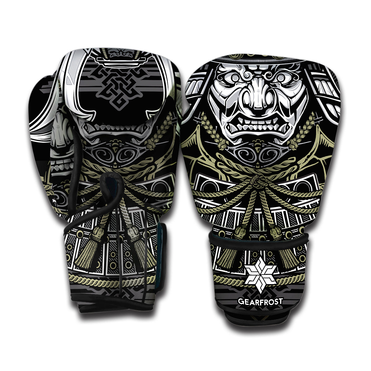 Japanese Samurai Warrior Print Boxing Gloves – GearFrost
