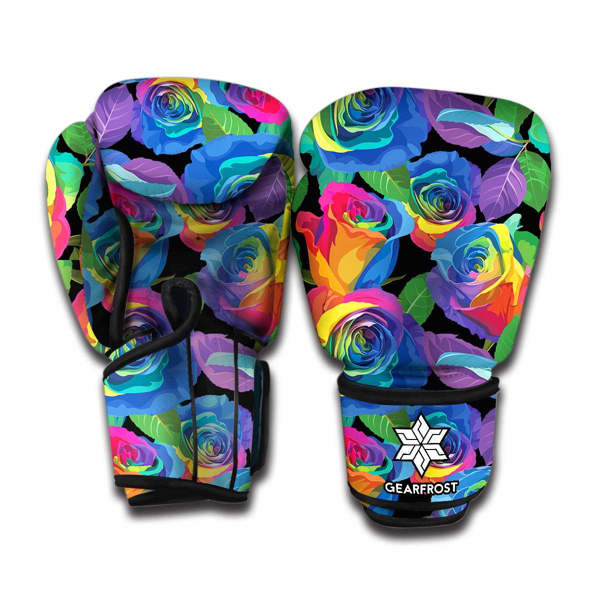 LGBT Pride Rainbow Roses Pattern Print Boxing Gloves – GearFrost
