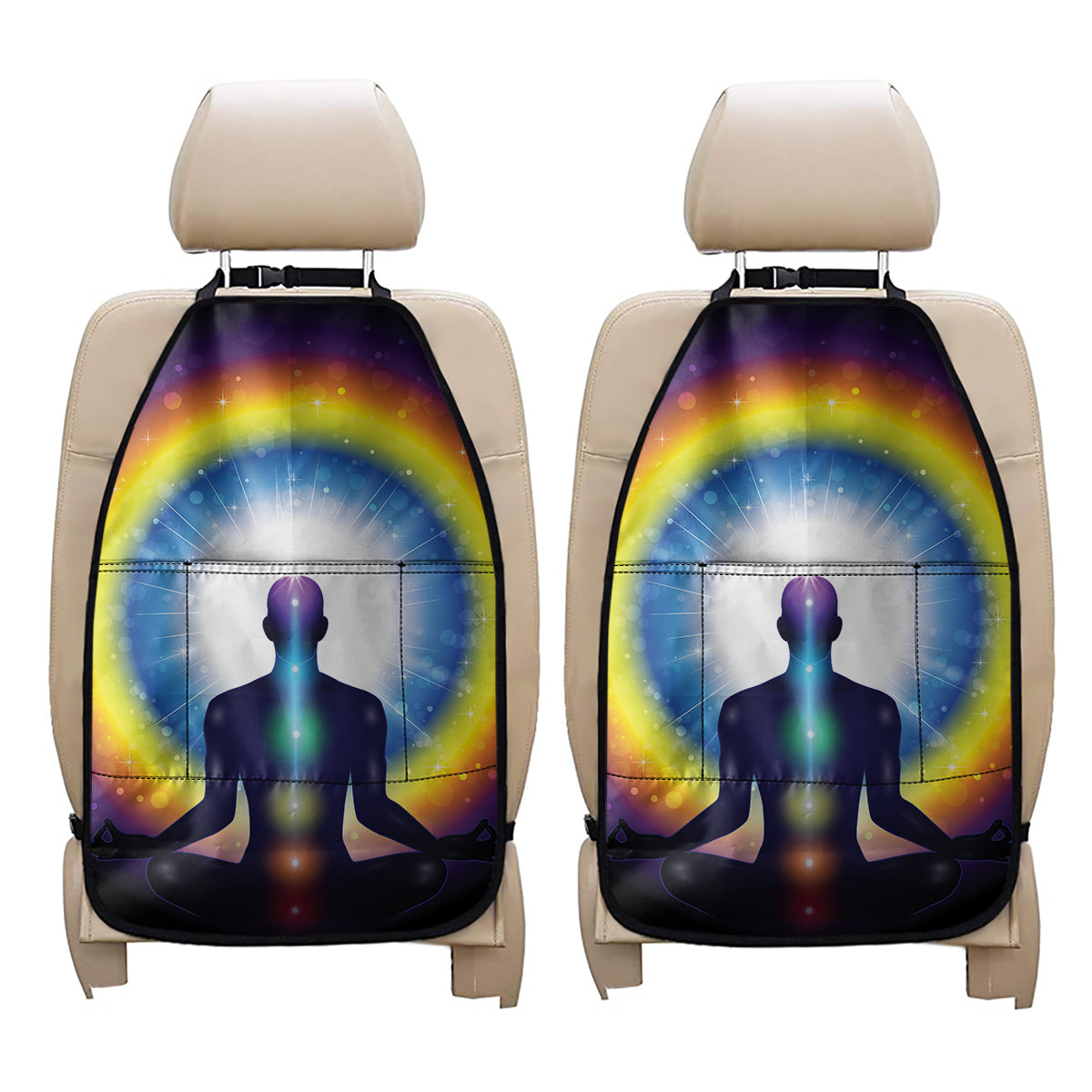 Light Of Seven Chakras Print Car Seat Organizers – GearFrost