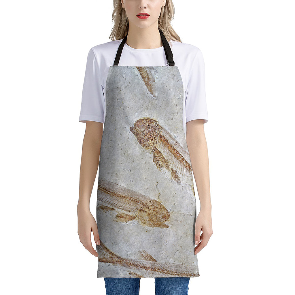 Lycoptera Fish Fossil Print Apron – GearFrost