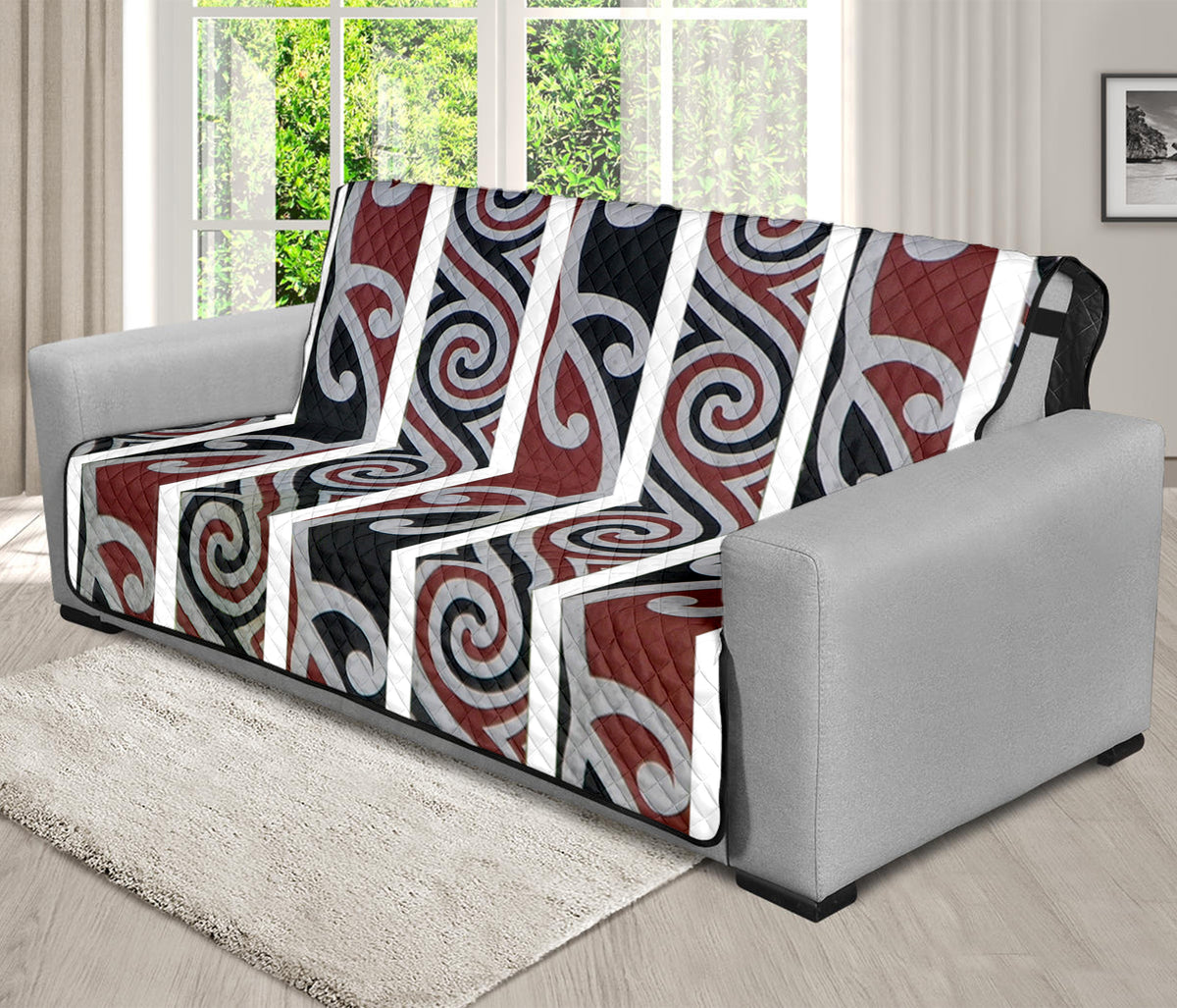 Maori Fence Print Futon Protector – GearFrost