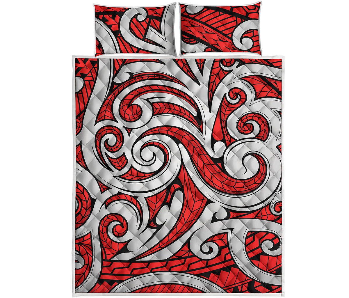 Maori Kowhaiwhai Tribal Polynesian Print Quilt Bed Set – GearFrost