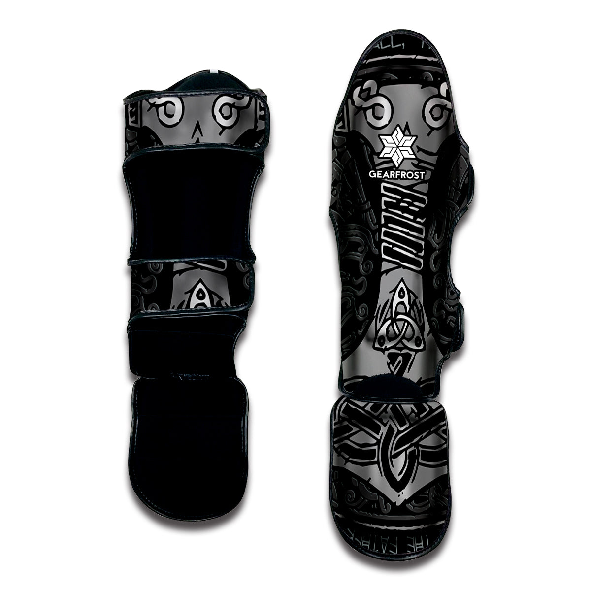 Mjolnir Hammer Of Thor Print Muay Thai Shin Guards – GearFrost