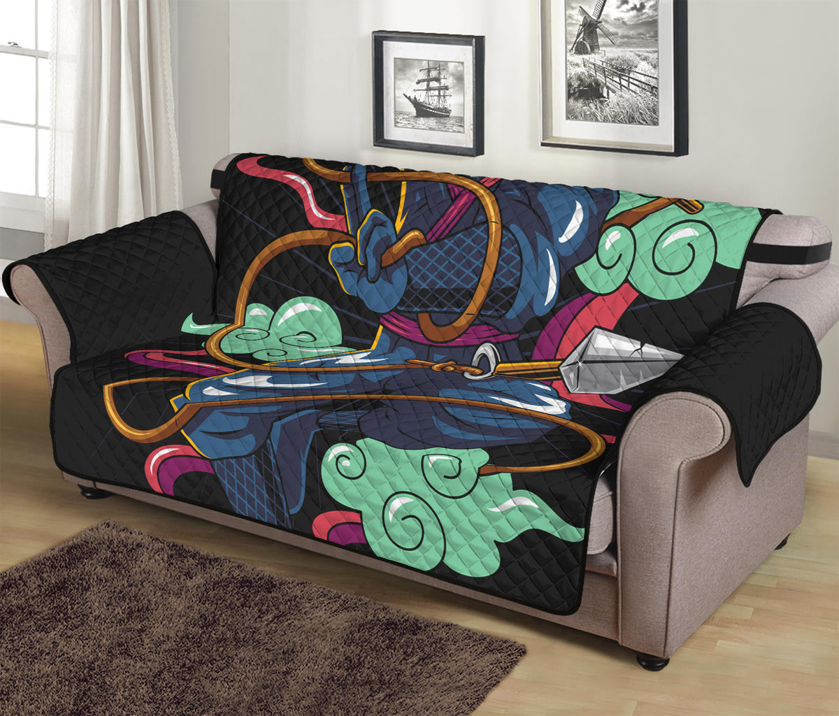 Ninja Warrior Print Sofa Protector – GearFrost