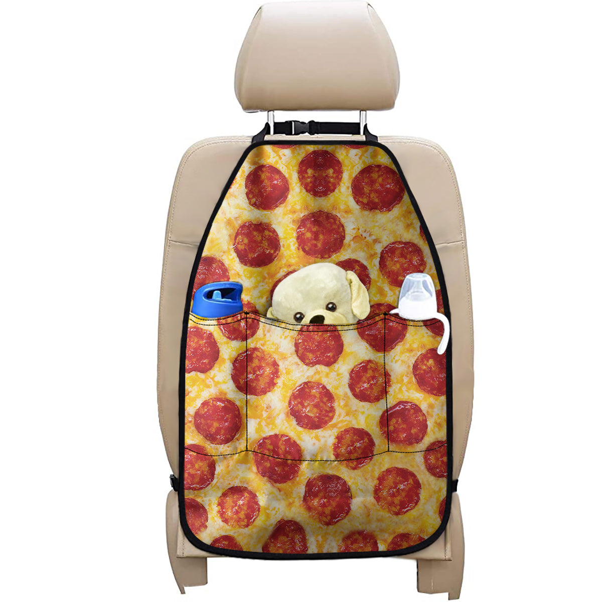 Pepperoni Pizza Print Car Seat Organizers – GearFrost