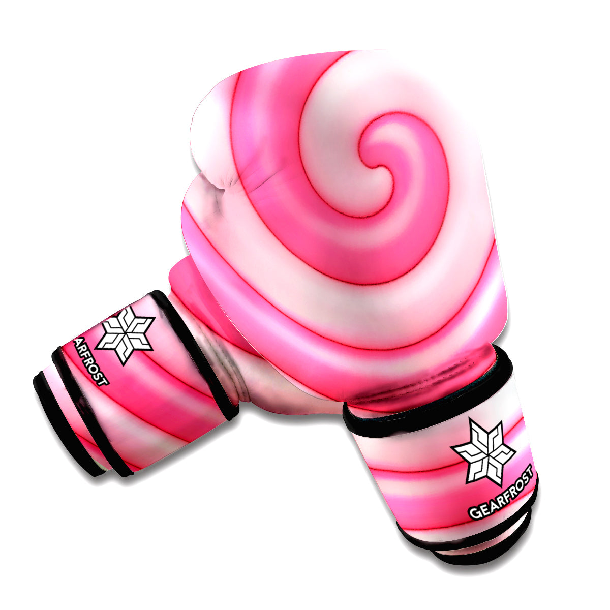Pink Swirl Lollipop Print Boxing Gloves – GearFrost