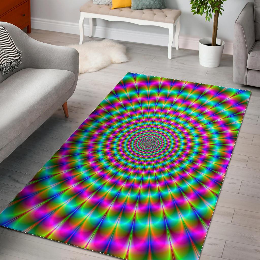 Psychedelic Rave Optical Illusion Floor Mat – GearFrost