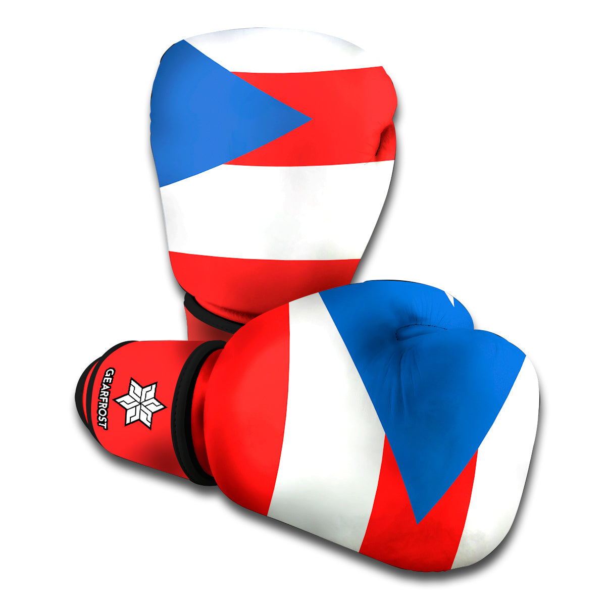 Puerto Rican Flag Print Boxing Gloves – GearFrost