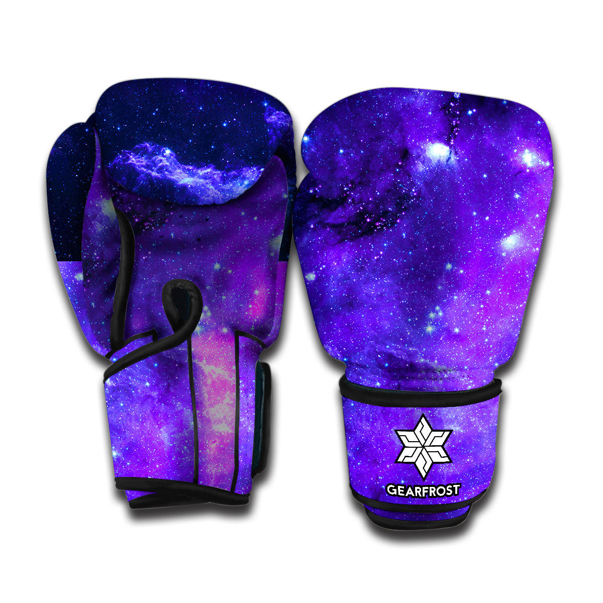 Purple Stars Nebula Galaxy Space Print Boxing Gloves – GearFrost