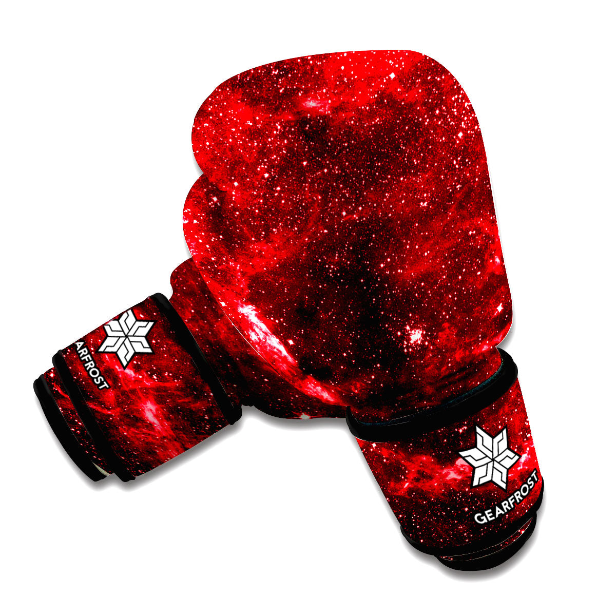 Red Stardust Universe Galaxy Space Print Boxing Gloves – GearFrost