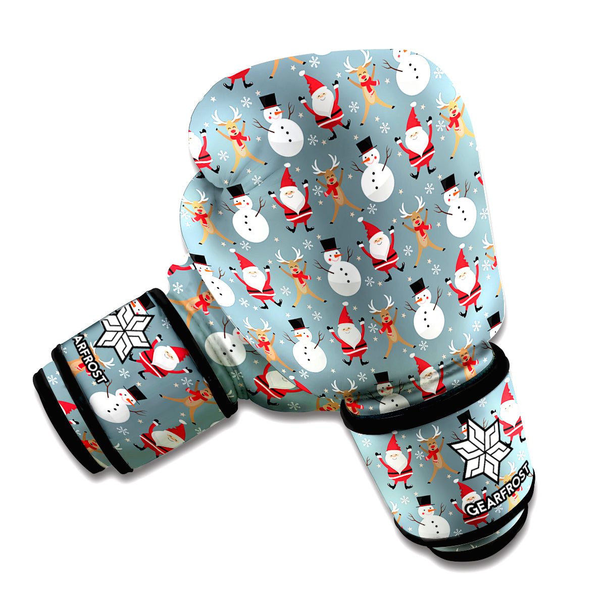 Santa Claus And Friends Pattern Print Boxing Gloves – GearFrost