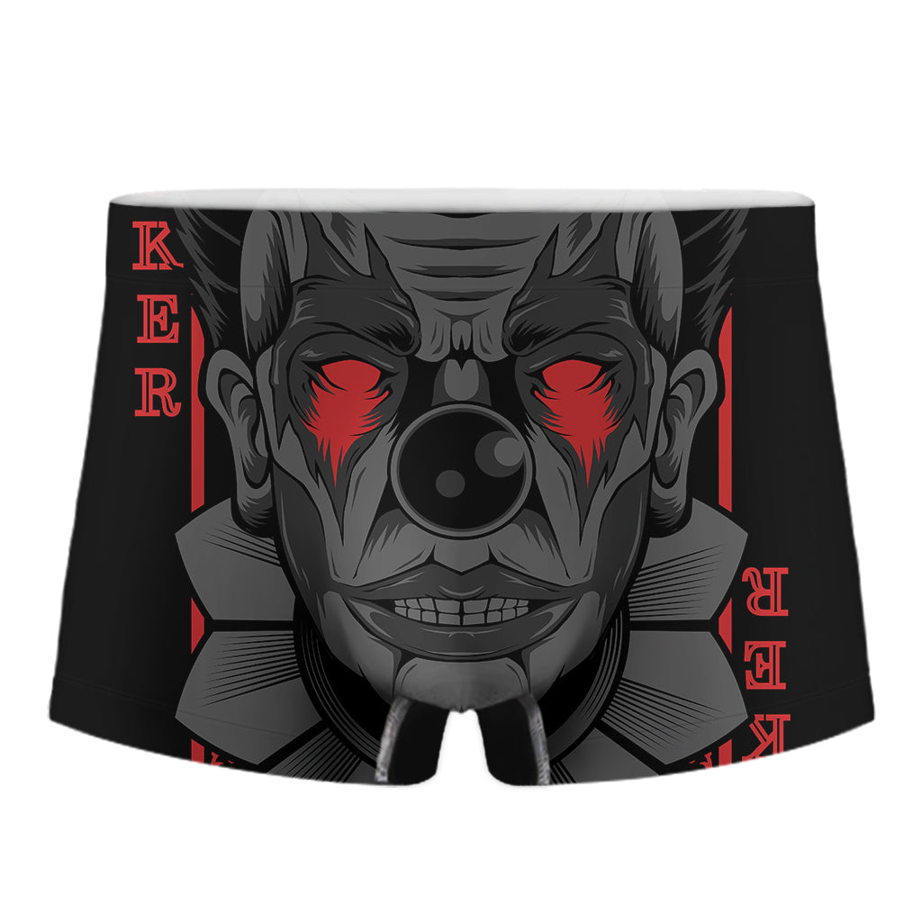 Scary Joker Card Print Men's Boxer Briefs – GearFrost
