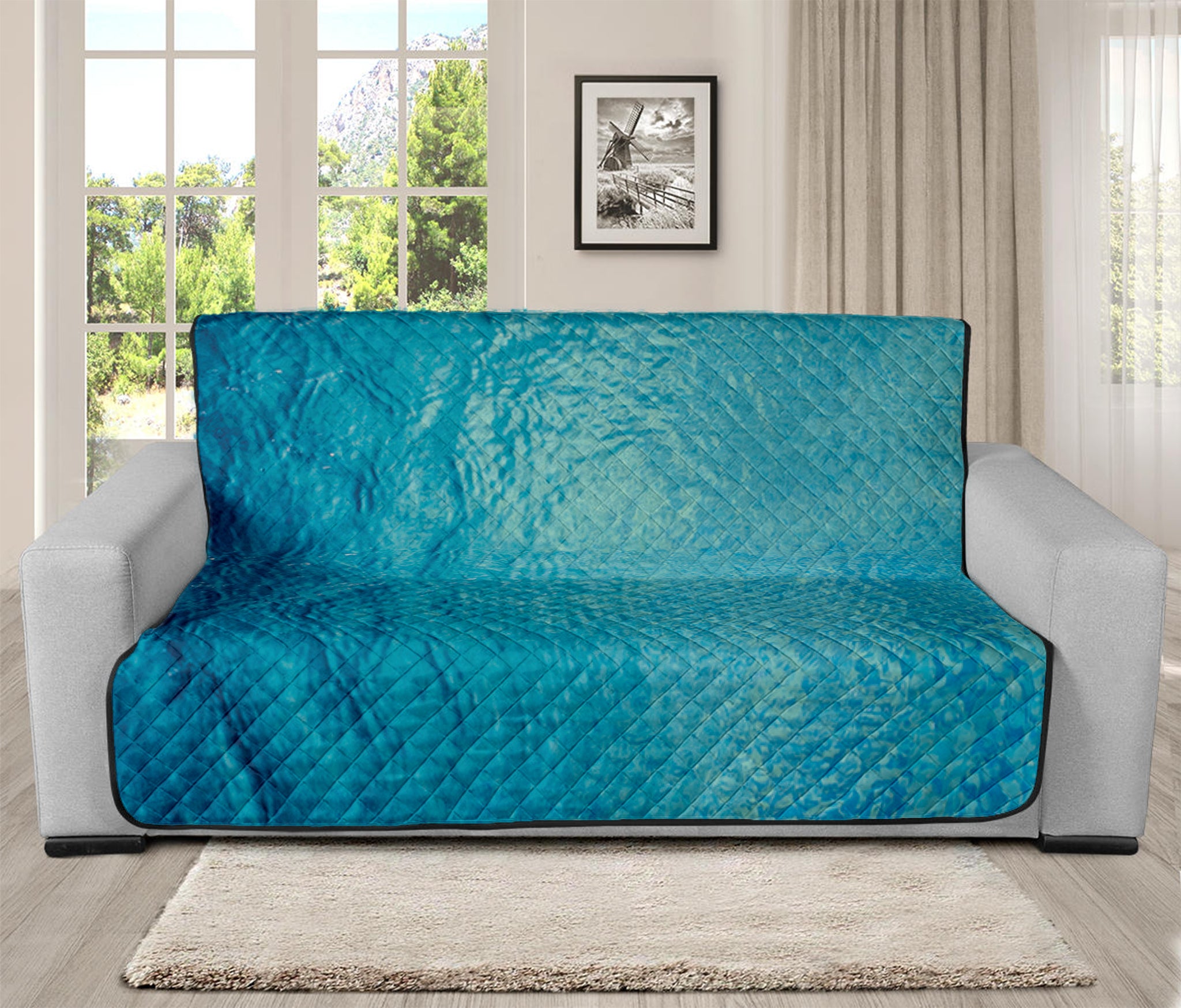 Sea Water Surface Print Futon Protector – GearFrost